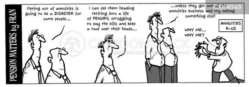 Annuities Cartoons and Comics - funny pictures from CartoonStock