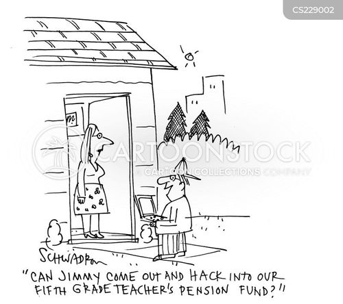 Computer Hacking Cartoons and Comics - funny pictures from CartoonStock