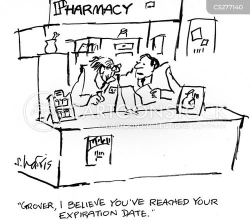 Pill Expiry Cartoons and Comics - funny pictures from CartoonStock