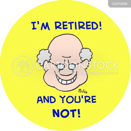 Retired Individuals Cartoons and Comics - funny pictures from CartoonStock