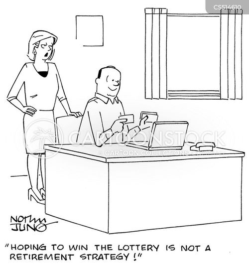 Lottery Winnings Cartoons and Comics - funny pictures from CartoonStock