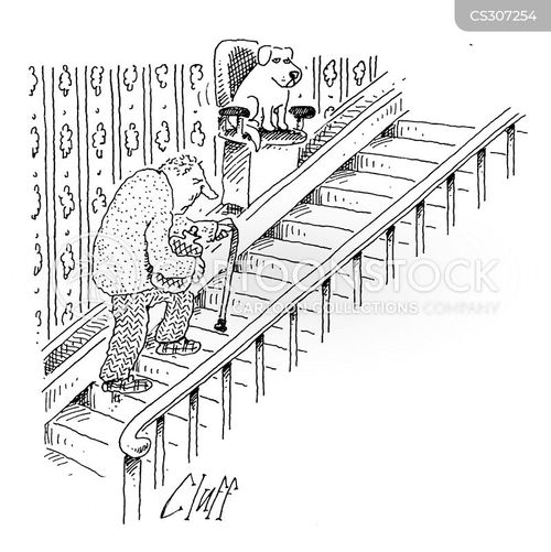 Stairlift Cartoons and Comics - funny pictures from CartoonStock