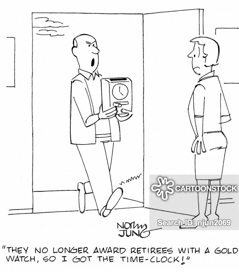 Time Clock Cartoons and Comics - funny pictures from CartoonStock