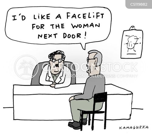 Facelift Cartoons and Comics - funny pictures from CartoonStock