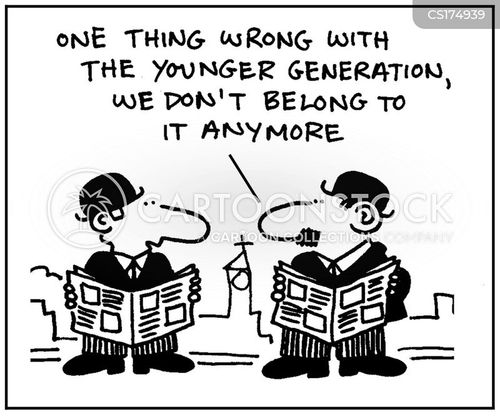 Generational Cartoons and Comics - funny pictures from CartoonStock