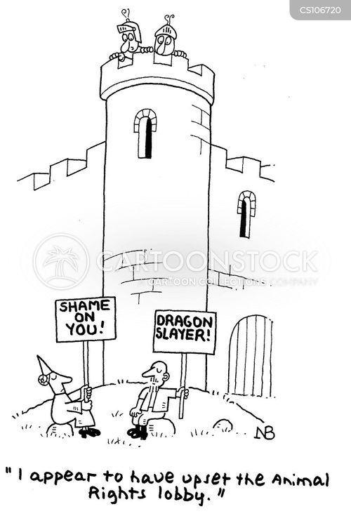 Dragon Slayer Cartoons and Comics - funny pictures from CartoonStock