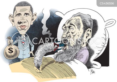 Fidel Castro Cartoons and Comics - funny pictures from CartoonStock