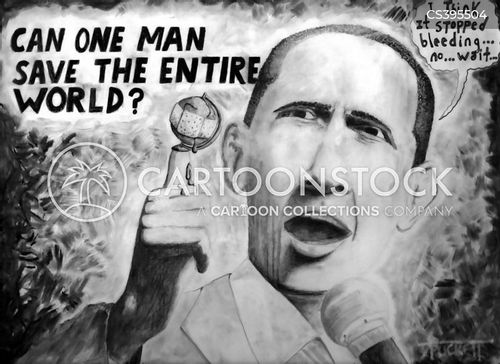 Save The World Cartoons and Comics - funny pictures from CartoonStock