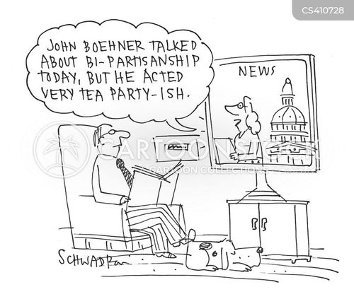 Bipartisanship Cartoons and Comics - funny pictures from CartoonStock