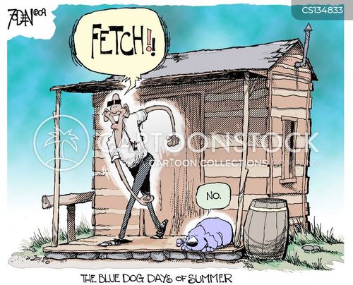 Blue Dog Cartoons and Comics - funny pictures from CartoonStock