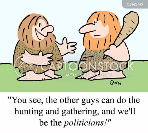 Hunter-gathering Cartoons and Comics - funny pictures from CartoonStock