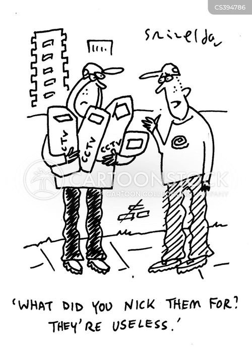 Cctv Surveillance Cartoons and Comics - funny pictures from CartoonStock