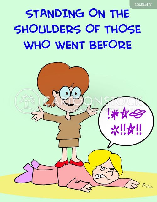 Standing On The Shoulders Of Giants Cartoons and Comics - funny ...