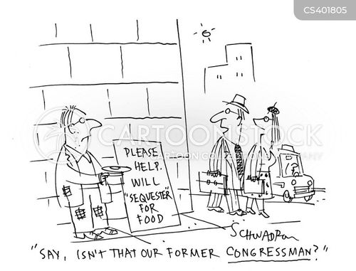 Sequester Cuts Cartoons and Comics - funny pictures from CartoonStock