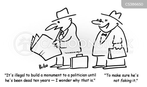 Fake Monument Cartoons and Comics - funny pictures from CartoonStock