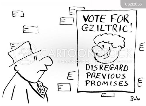 Breaking Promises Cartoons and Comics - funny pictures from CartoonStock