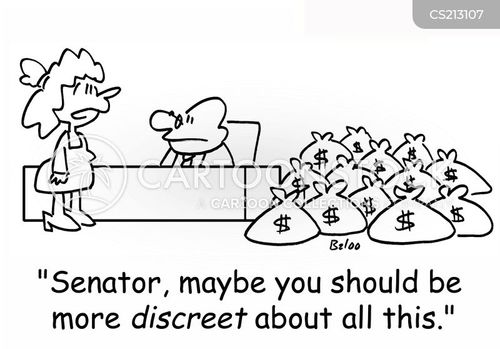 Accepting Bribes Cartoons and Comics - funny pictures from CartoonStock