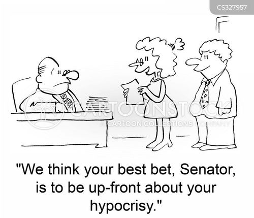 Hypocrisy Cartoons and Comics - funny pictures from CartoonStock