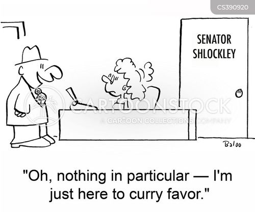 Curry Favor Cartoons and Comics - funny pictures from CartoonStock