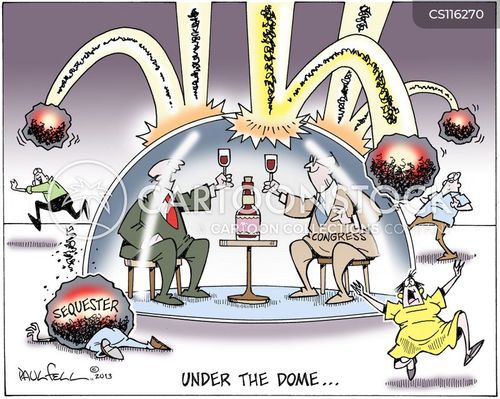 Sequester Cartoons and Comics - funny pictures from CartoonStock