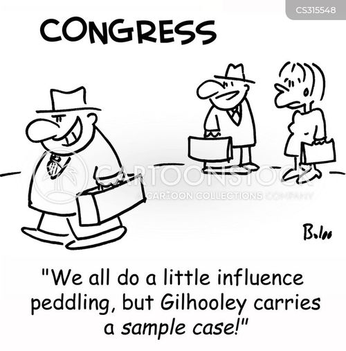 Influence Peddling Cartoons and Comics - funny pictures from CartoonStock