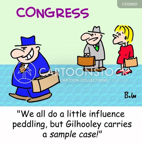 Influence Peddling Cartoons and Comics - funny pictures from CartoonStock