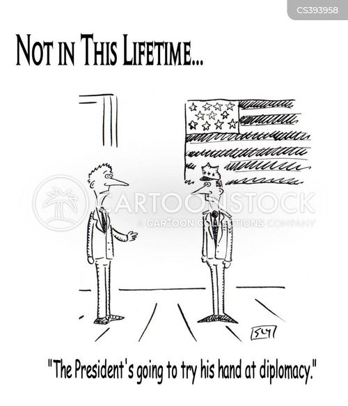 Diploacies Cartoons and Comics - funny pictures from CartoonStock