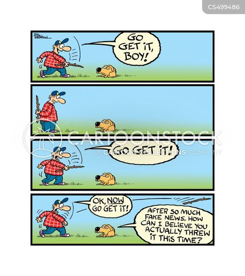 Fake Dog Cartoons and Comics - funny pictures from CartoonStock