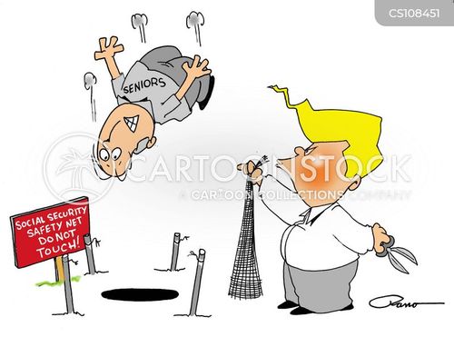 Safety Net Cartoons and Comics - funny pictures from CartoonStock