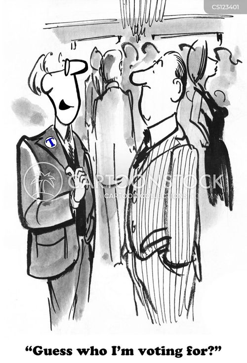 Voter Identity Cartoons and Comics - funny pictures from CartoonStock