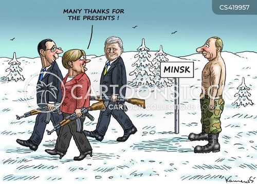 Ceasefire Cartoons and Comics - funny pictures from CartoonStock