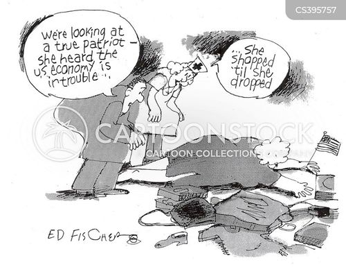 Shop Till You Drop Cartoons and Comics - funny pictures from CartoonStock