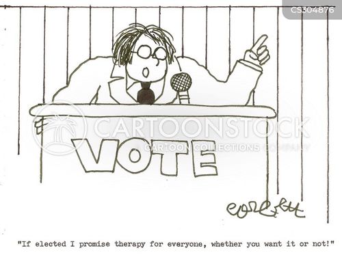 Electoral Therapy Cartoons and Comics - funny pictures from CartoonStock