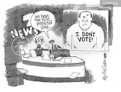 Voting Turnout Cartoons and Comics - funny pictures from CartoonStock