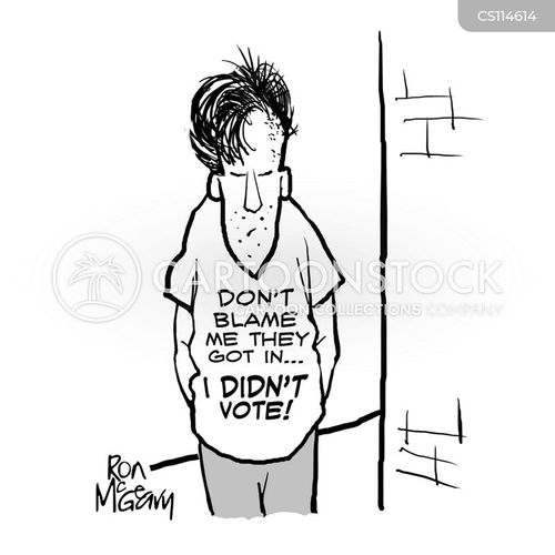 Voter Apathy Cartoons and Comics - funny pictures from CartoonStock