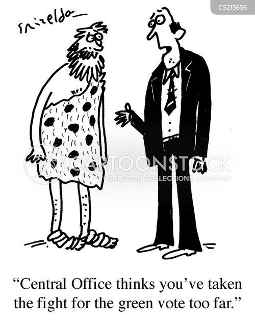 Think Green Cartoons and Comics - funny pictures from CartoonStock