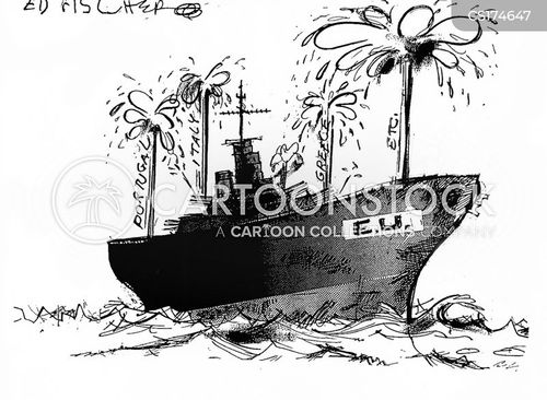 Sinking Ship Cartoons and Comics - funny pictures from CartoonStock