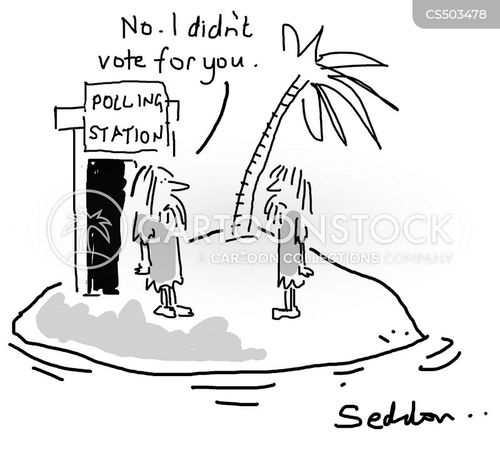 Exit Poll Cartoons and Comics - funny pictures from CartoonStock