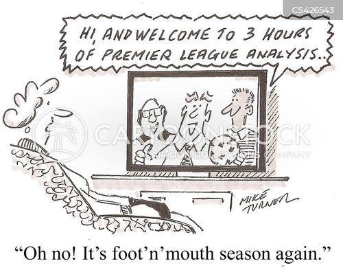 Premier League Start Cartoons and Comics - funny pictures from CartoonStock