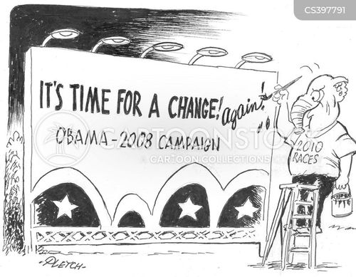 Yearning For Change Cartoons and Comics - funny pictures from CartoonStock
