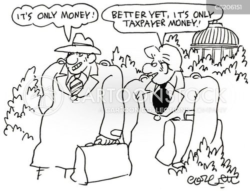 Taxpayers Money Cartoons and Comics - funny pictures from CartoonStock