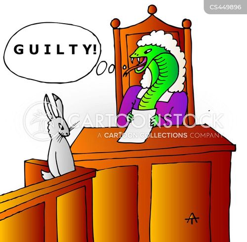 Guilty Verdict Cartoons and Comics - funny pictures from CartoonStock