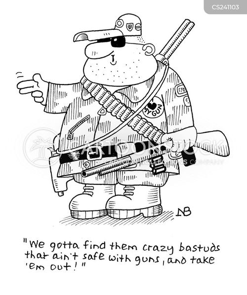 Gun Rights Cartoons and Comics - funny pictures from CartoonStock