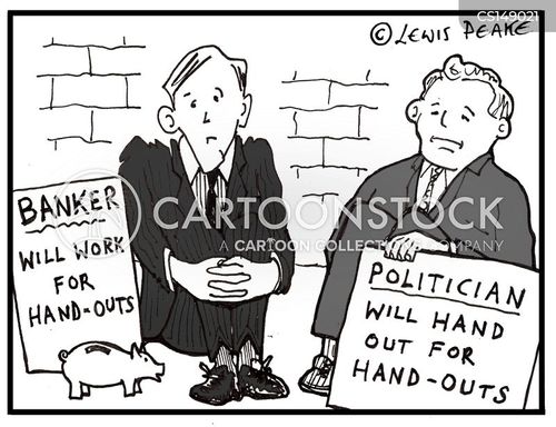 Bankers' Bonuses Cartoons and Comics - funny pictures from CartoonStock