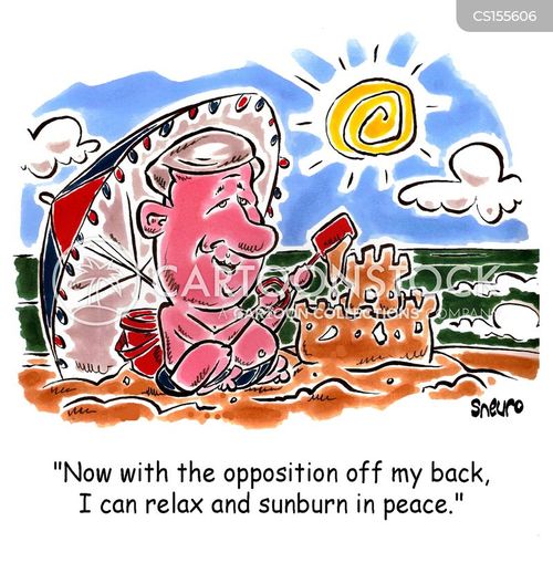 Sunburn Cartoons and Comics - funny pictures from CartoonStock