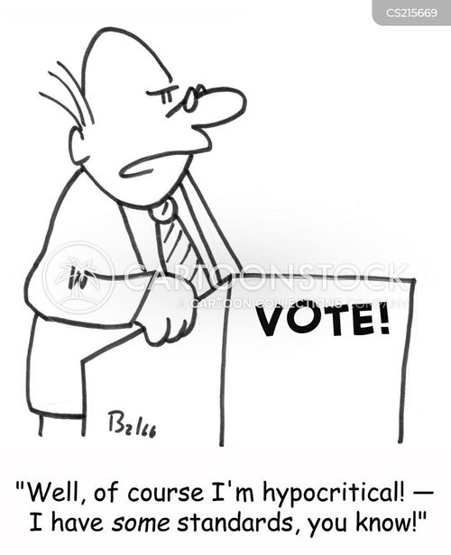 Hypocrite Cartoons and Comics - funny pictures from CartoonStock