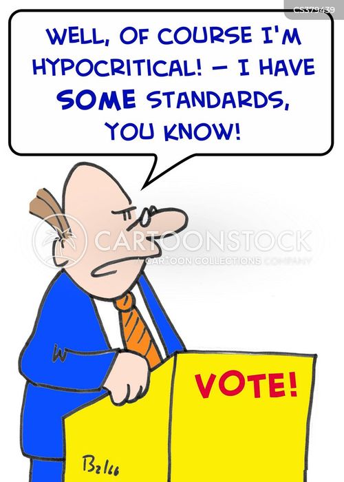 Hypocrite Cartoons and Comics - funny pictures from CartoonStock