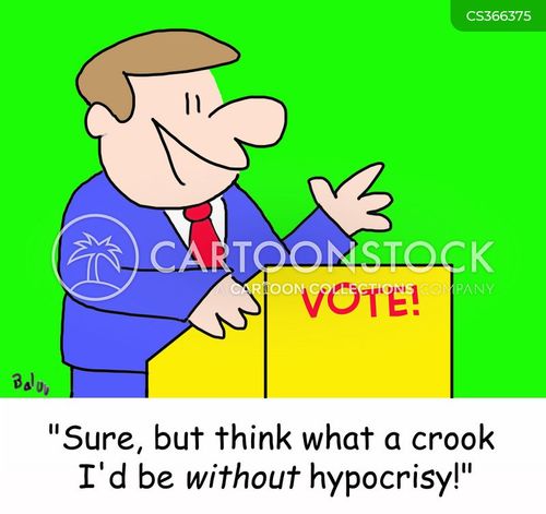 Hypocrisy Cartoons and Comics - funny pictures from CartoonStock
