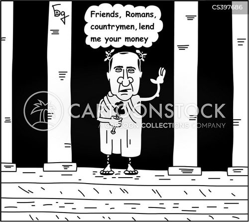 Money Lending Cartoons and Comics - funny pictures from CartoonStock