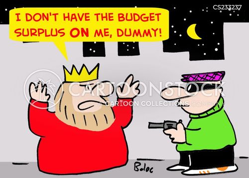 Budget Surplus Cartoons and Comics - funny pictures from CartoonStock